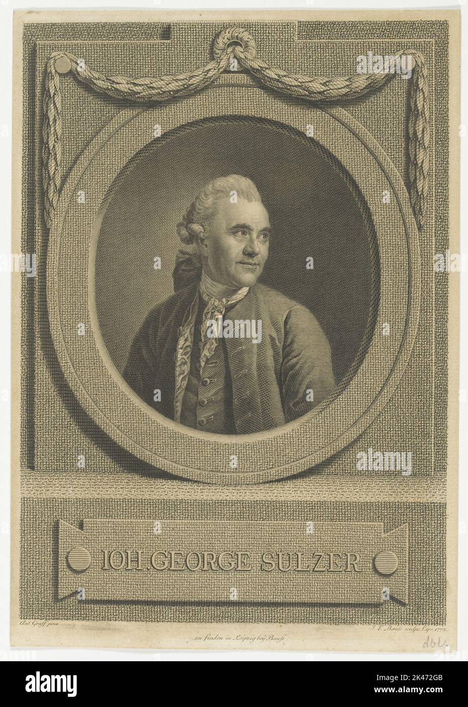 Portrait of IOH. George Sulzer Stock Photo - Alamy