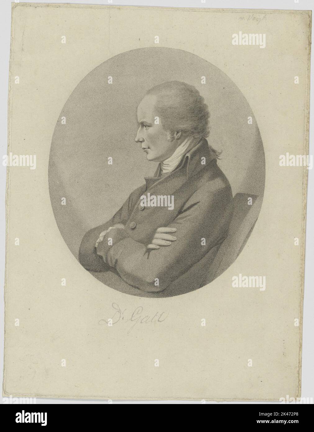 Portrait of Dr. Gall Stock Photo - Alamy