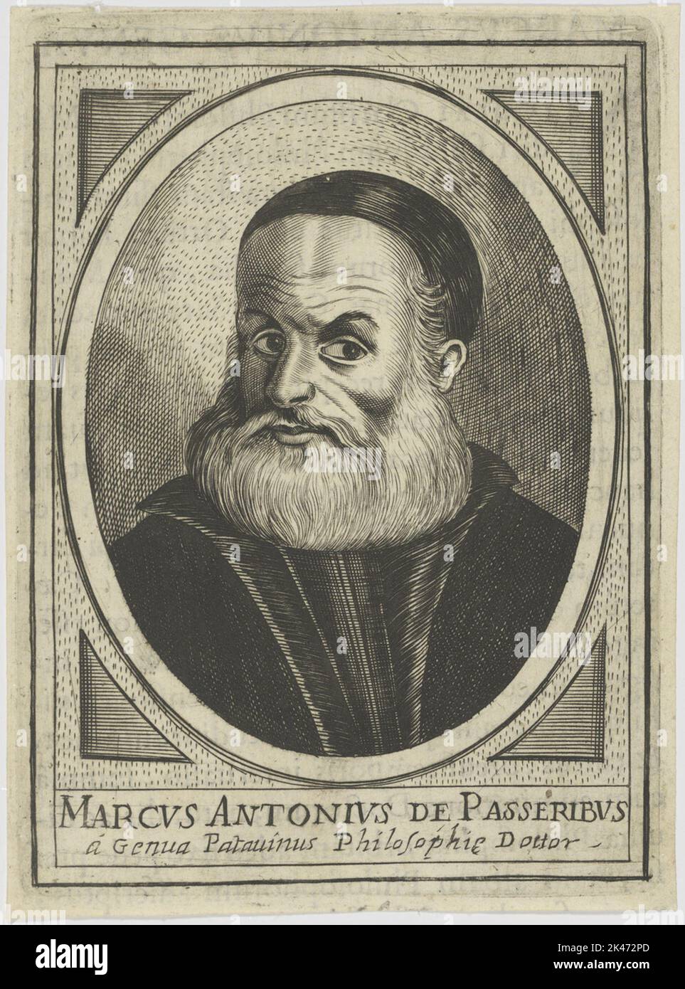 Bildnis des Marcvs Antonivs de Passeribvs a knees Stock Photo - Alamy