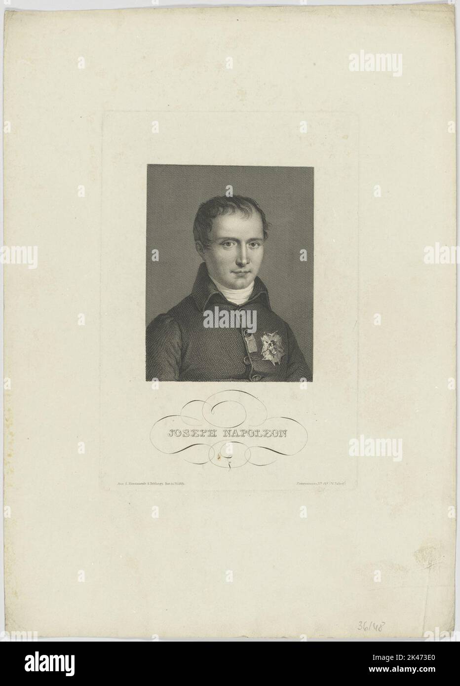 Portrait of Joseph Napoleon Stock Photo - Alamy