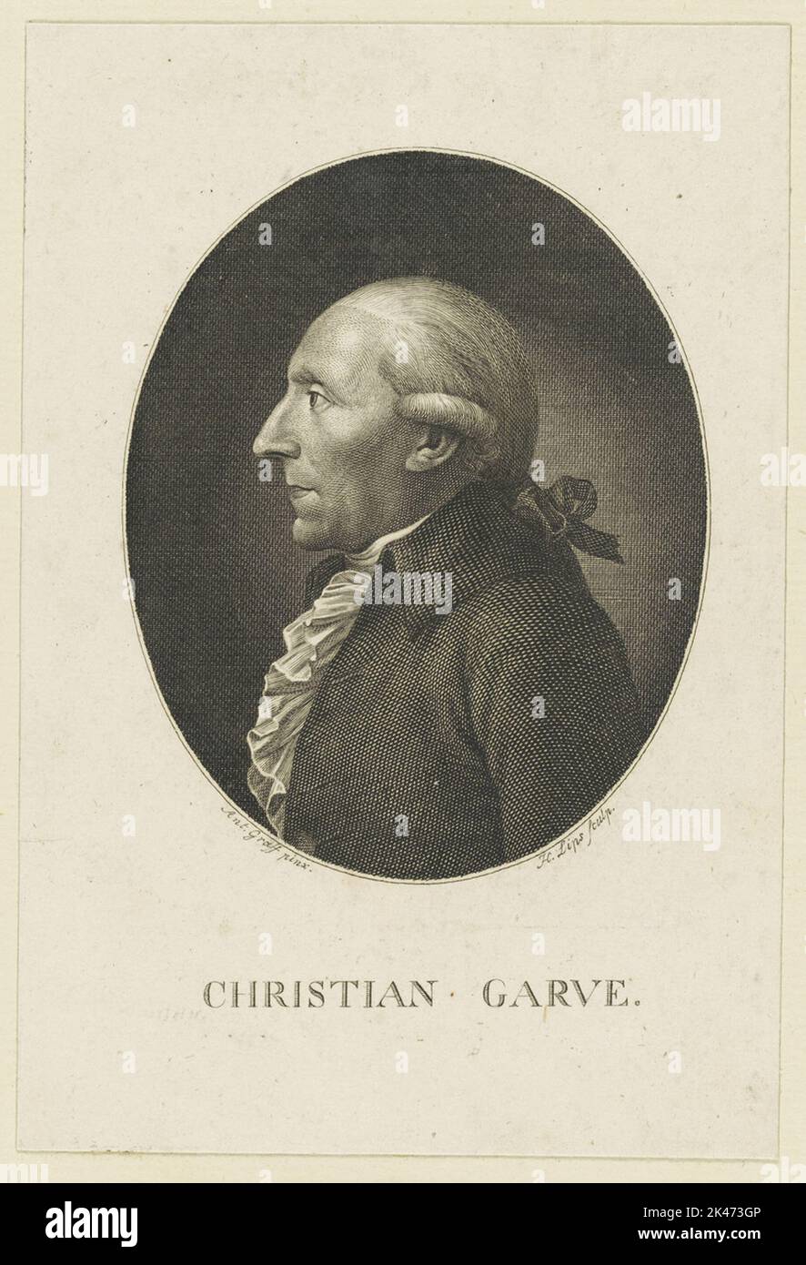 Portrait of Christian Garve Stock Photo - Alamy