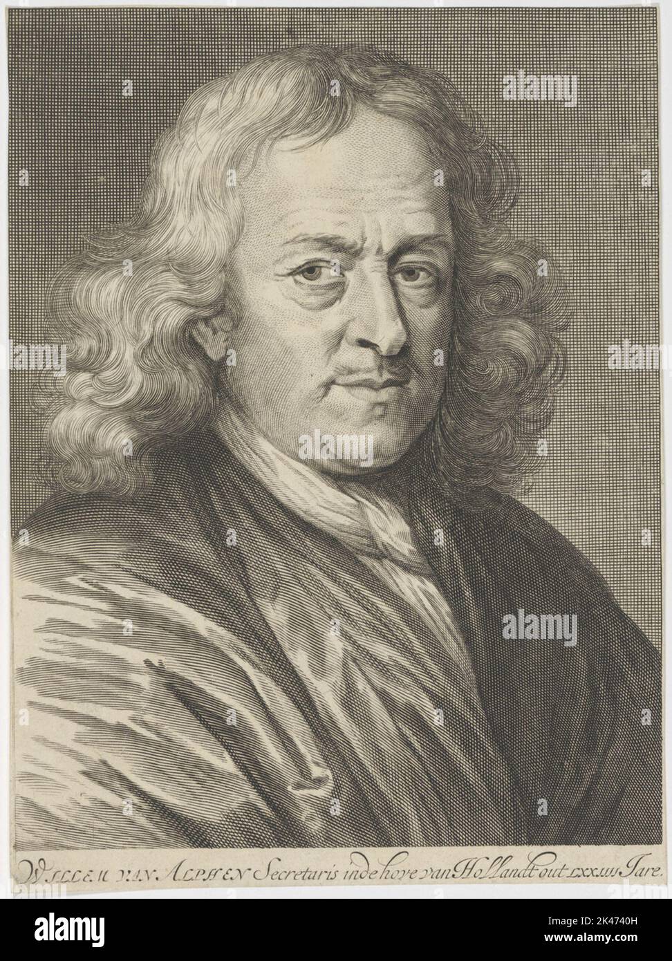 Portrait of Willem van Alphen Stock Photo - Alamy