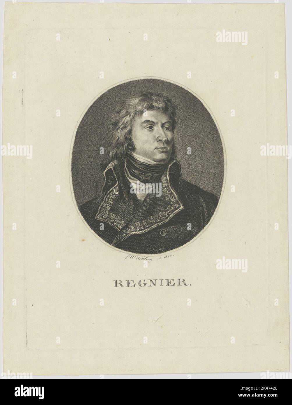 Portrait of the Regnier Stock Photo - Alamy