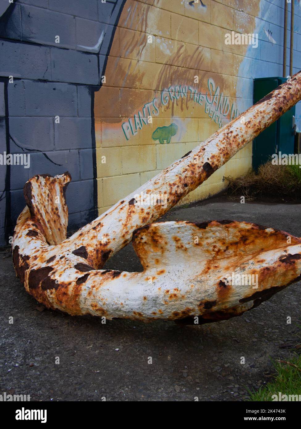 Old Rusty Anchor Stock Photo - Alamy