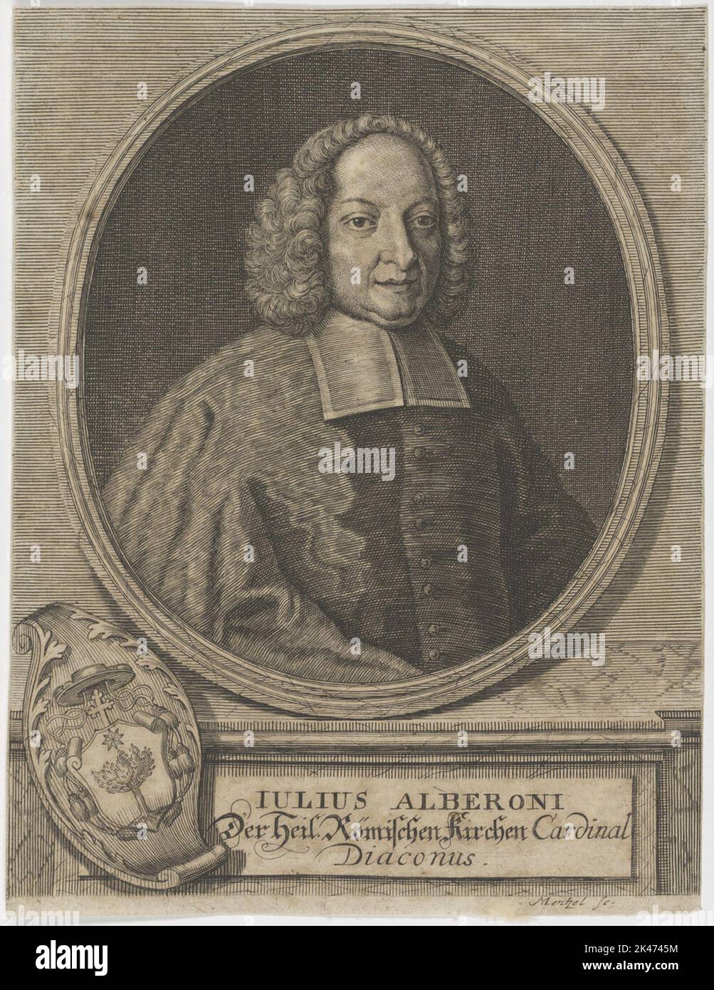 Bildnis des Julius Alberoni Stock Photo - Alamy
