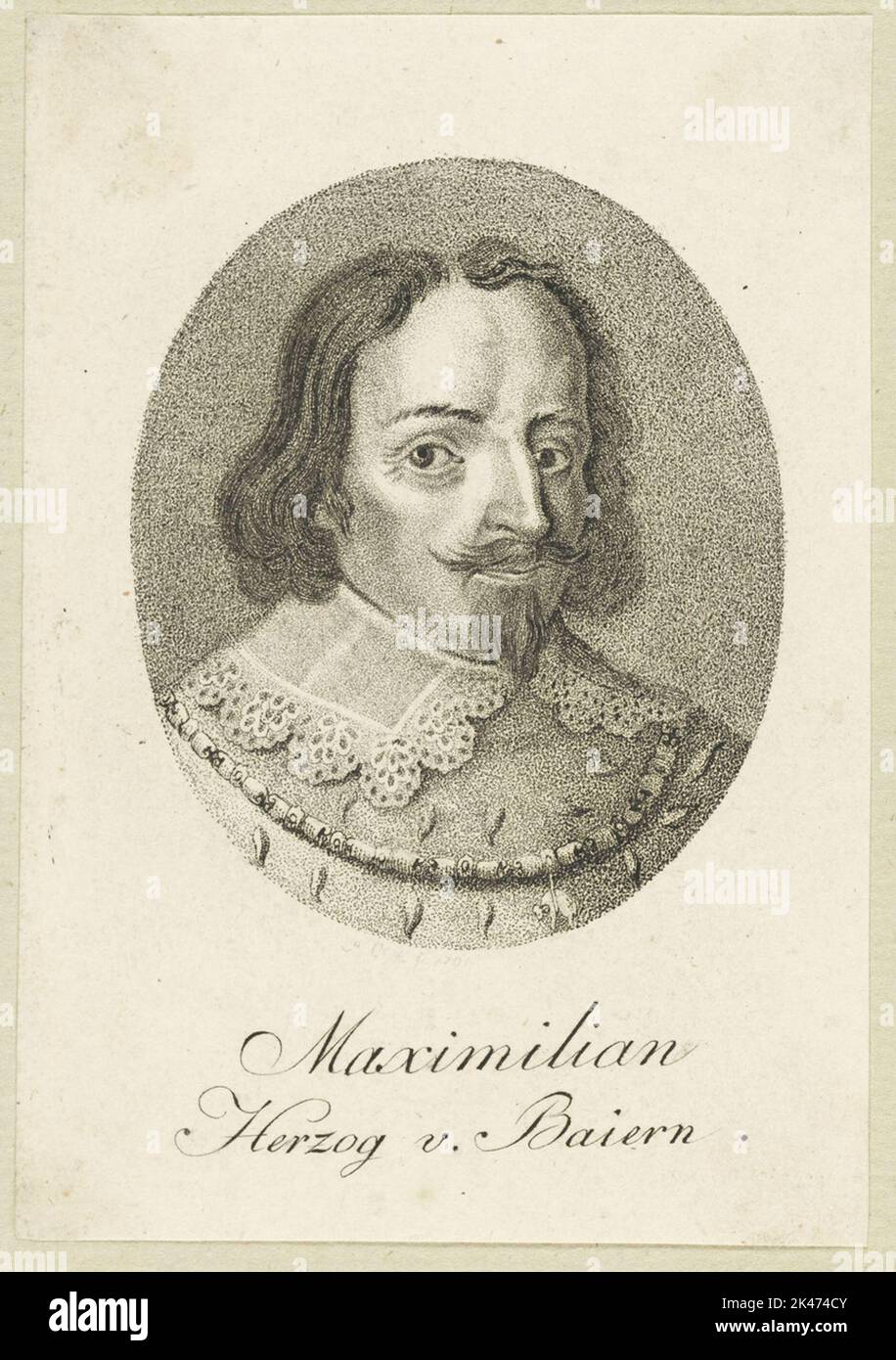 Portrait of Maximilian, Duke of Baiern Stock Photo - Alamy
