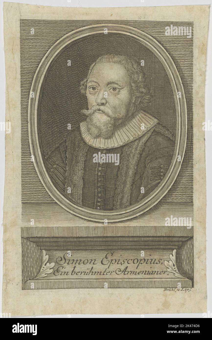 Portrait of Simon Episcopius Stock Photo - Alamy