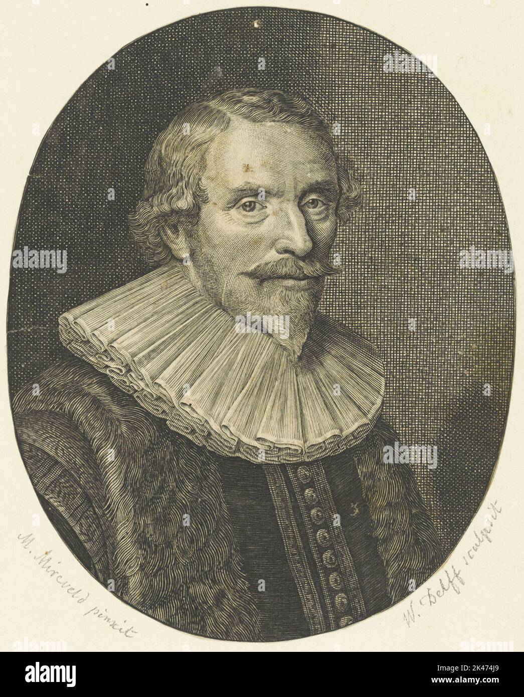 Portrait of Jacob Cats Stock Photo - Alamy