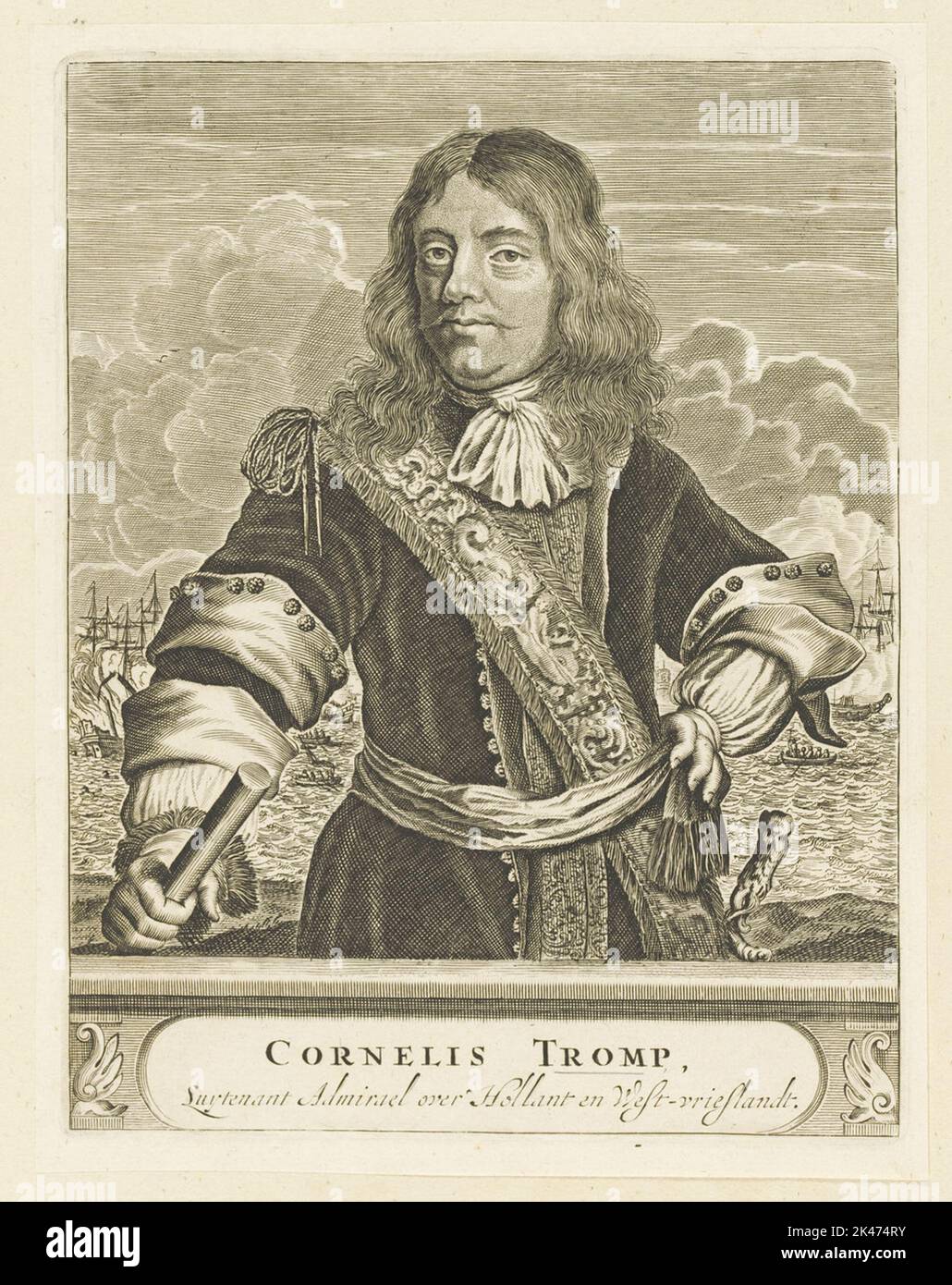 Portrait of the Cornelis Tromp Stock Photo - Alamy