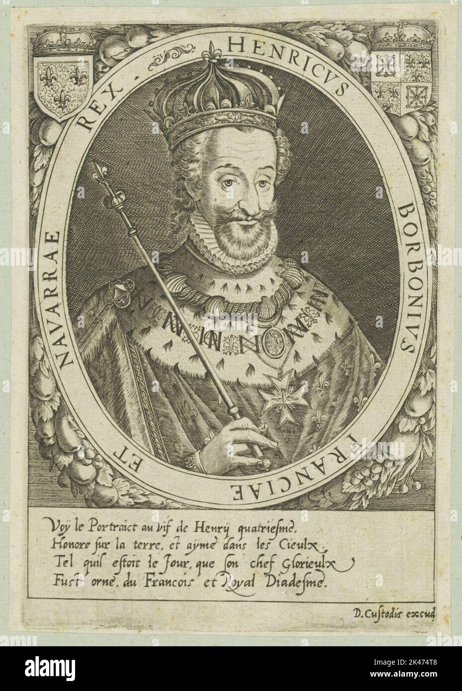 Portrait of the HenricVs Stock Photo - Alamy