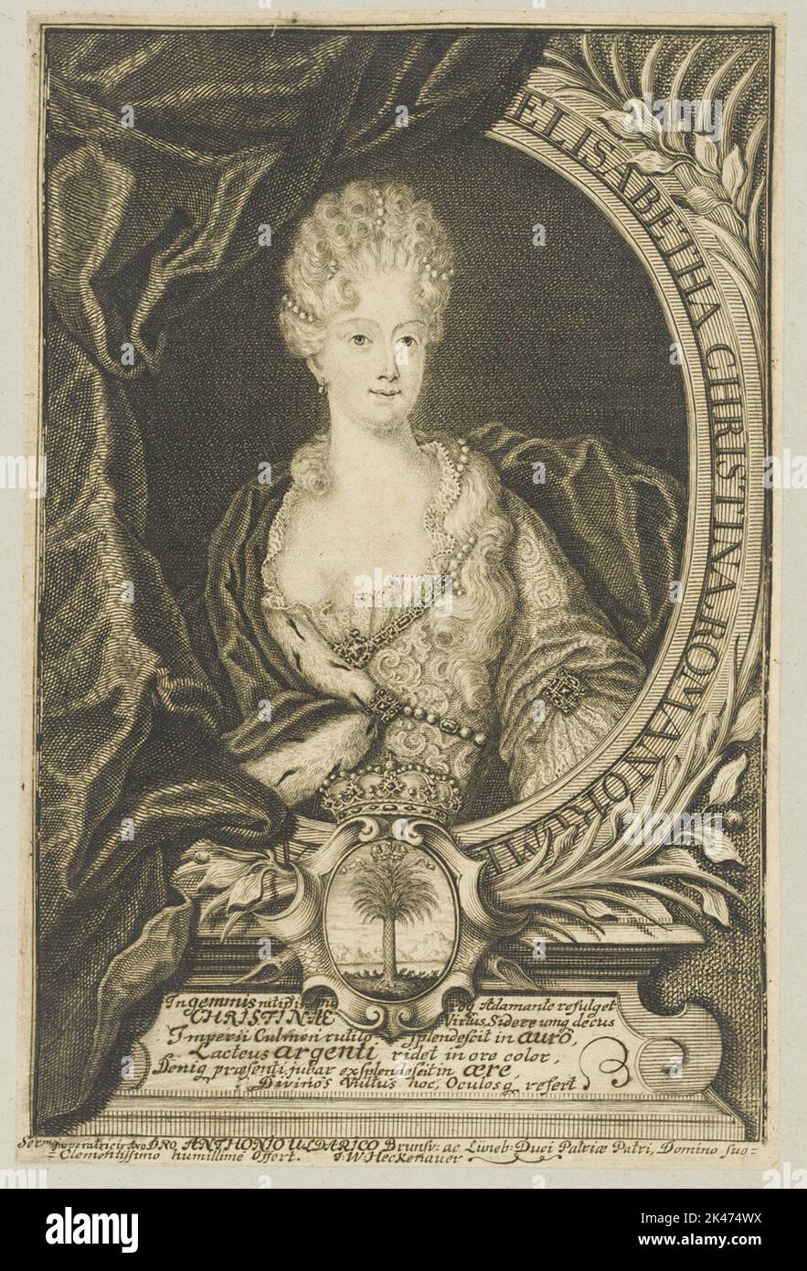 Portrait of the Elisabetha Christina Stock Photo - Alamy