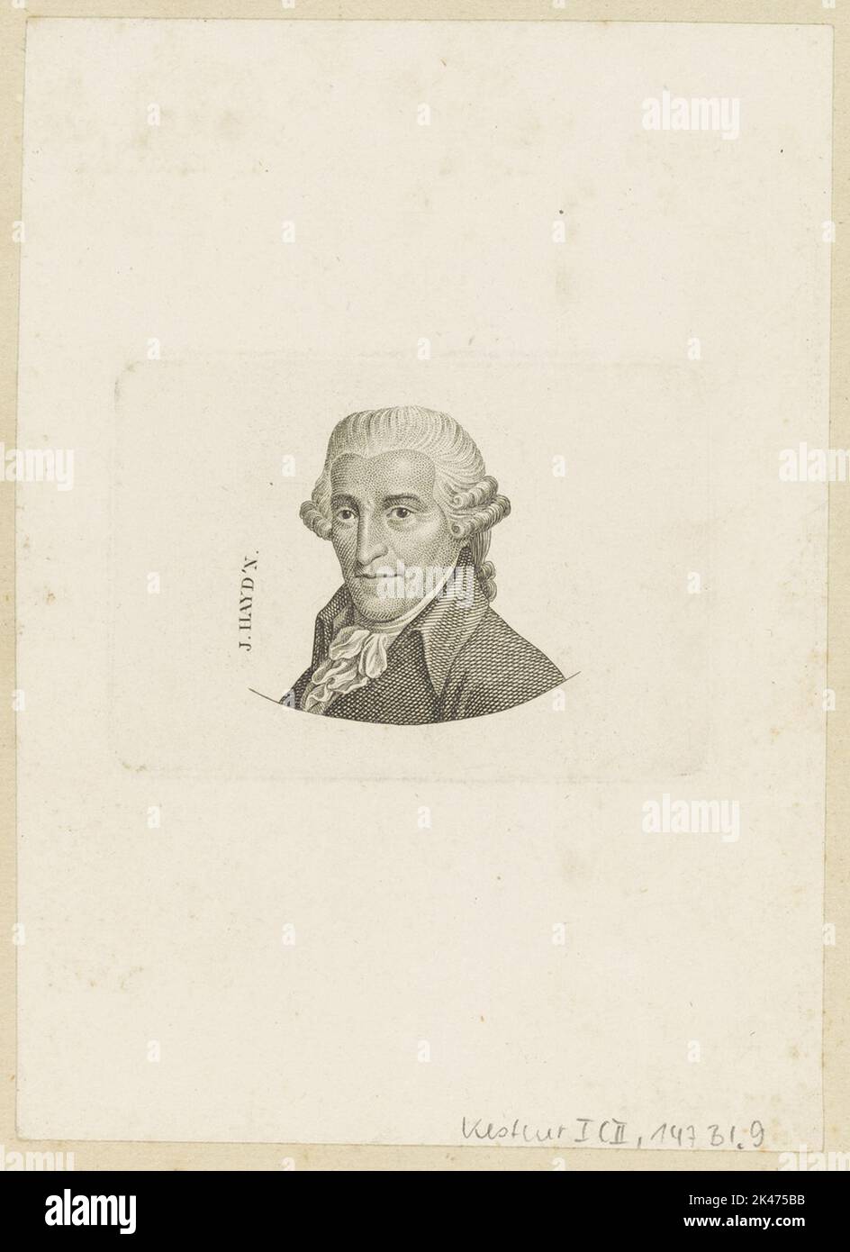 Portrait of J. Haydn Stock Photo - Alamy