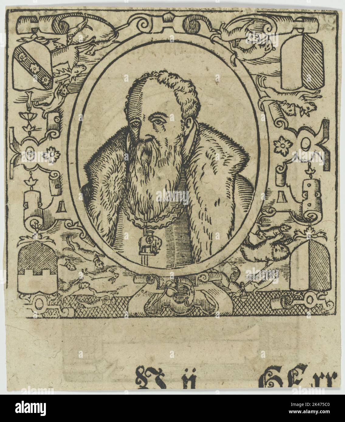 Portrait of Heinrich von Rantzau Stock Photo - Alamy