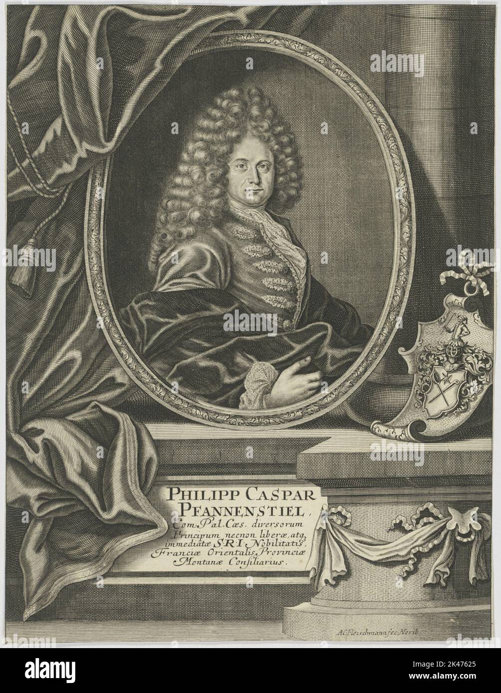 Portrait of the Philipp Caspar Pfannenstiel Stock Photo - Alamy