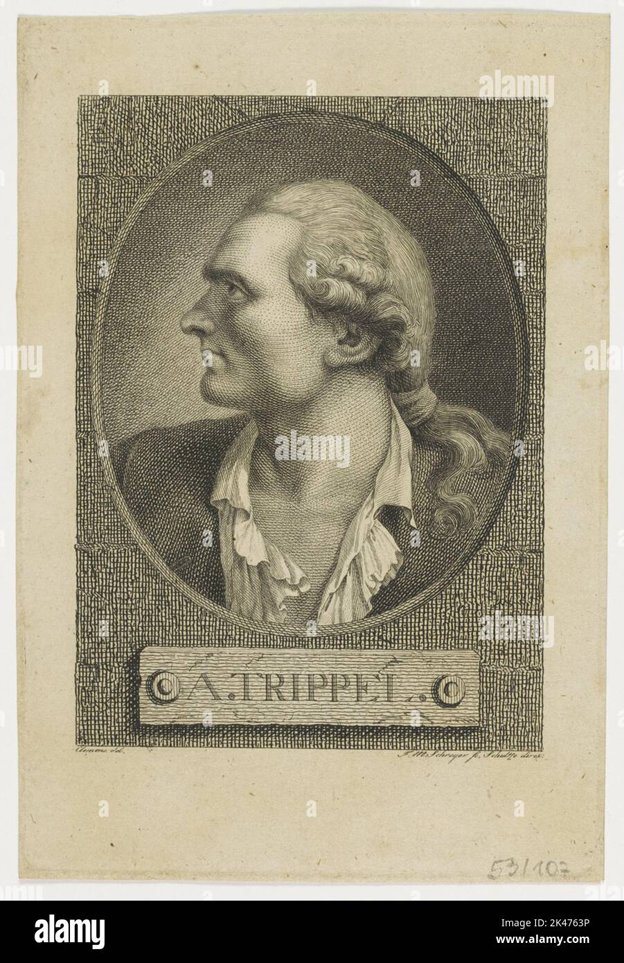 Portrait of A. Trippel Stock Photo - Alamy
