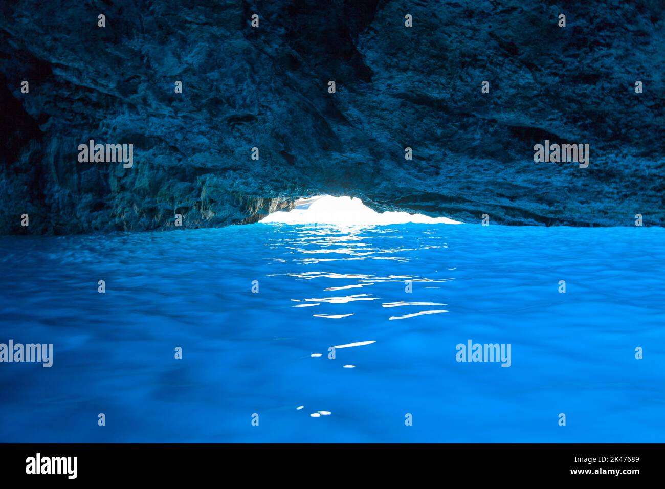 Entrance blue grotto hi-res stock photography and images - Alamy