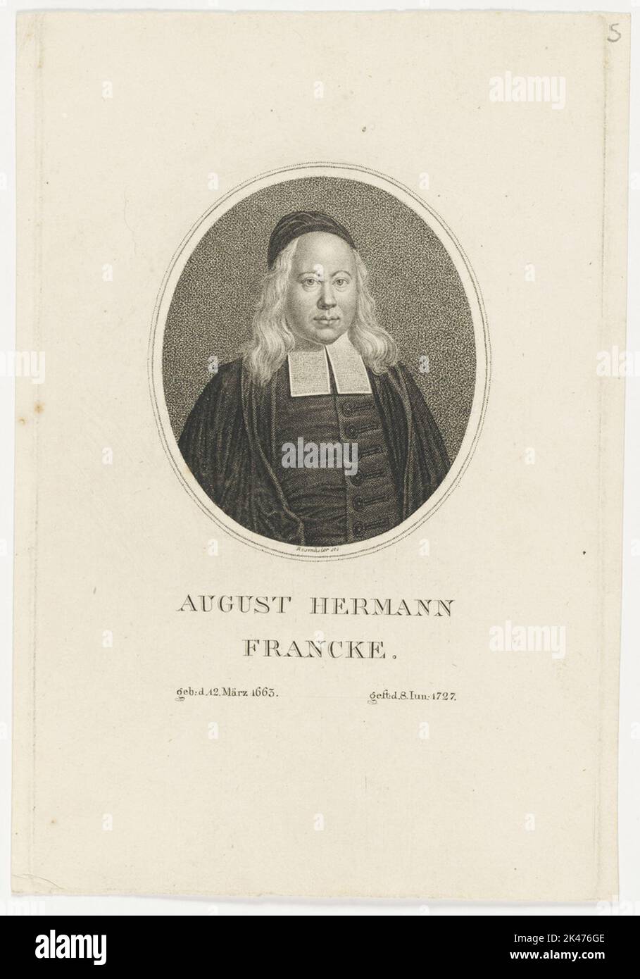 August hermann francke hi-res stock photography and images - Alamy