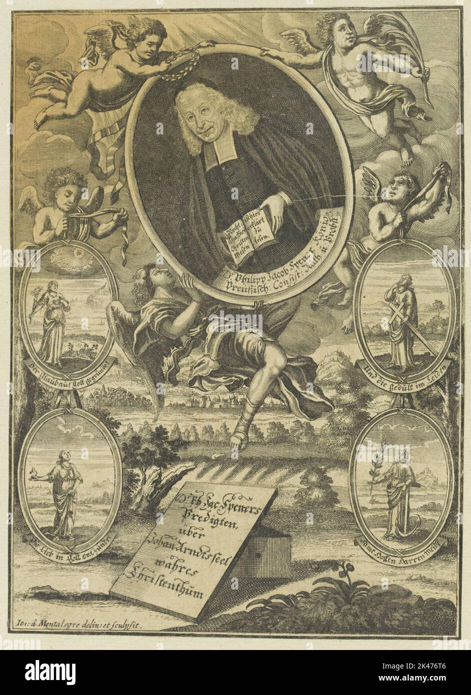 Portrait of the Philipp Jacob Spener Stock Photo - Alamy