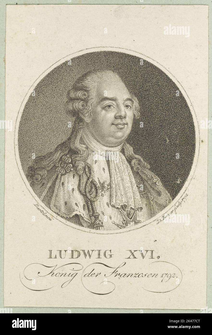 Portrait of Louis XVI, King of the French Stock Photo - Alamy