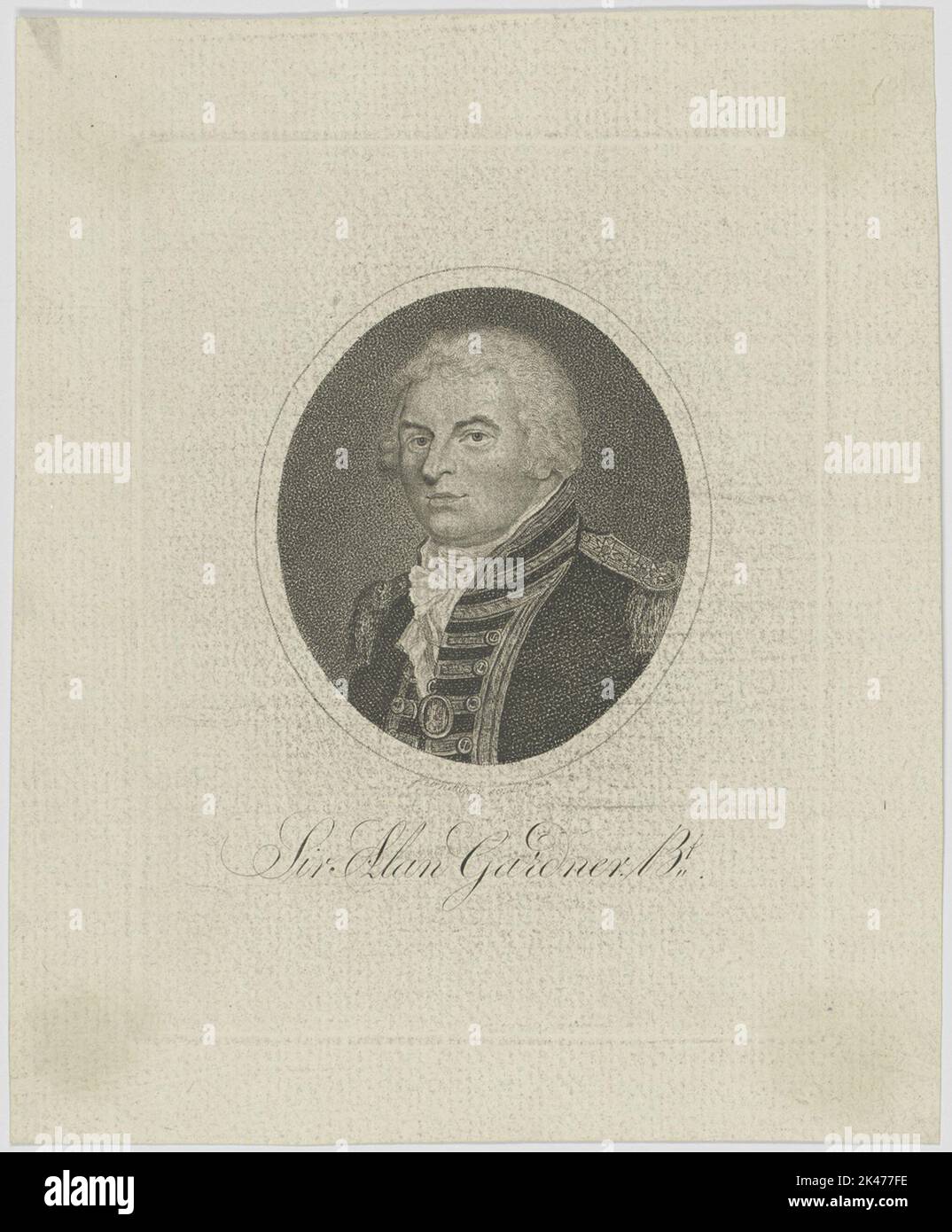 Portrait of Alan Gardner Stock Photo - Alamy