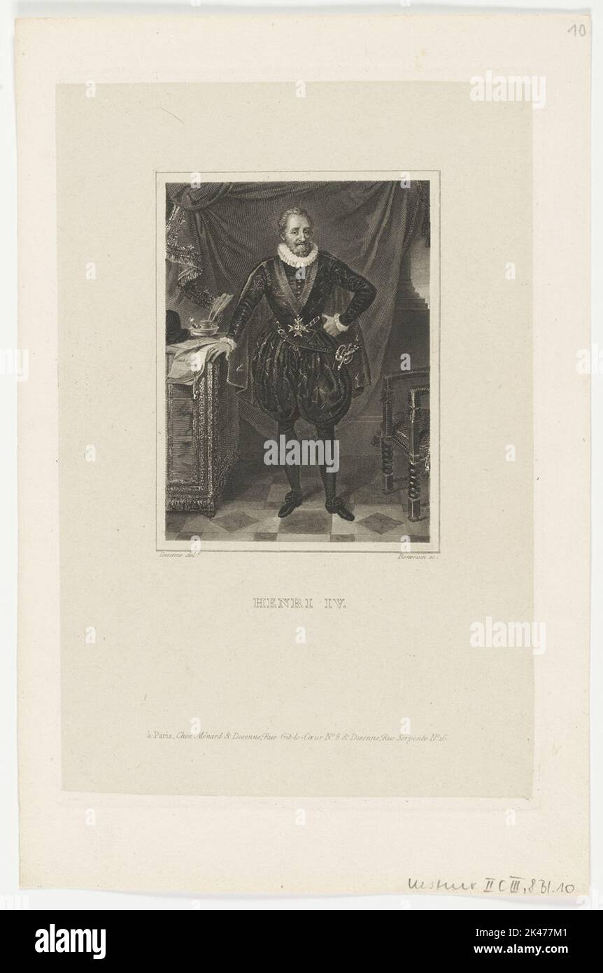 Portrait of Henri IV Stock Photo - Alamy