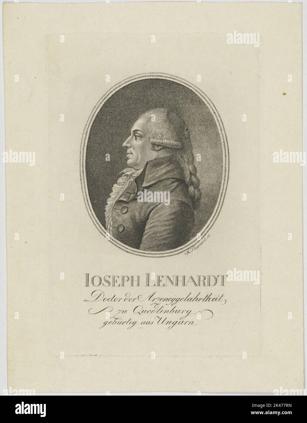 Portrait of Ioseph Lenhardt Stock Photo - Alamy