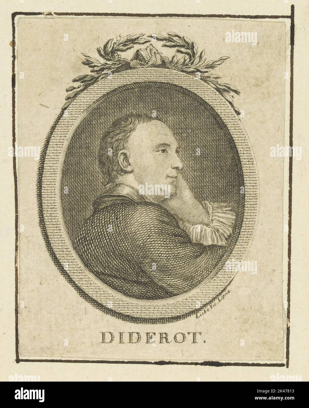 Portrait of the Diderot Stock Photo - Alamy