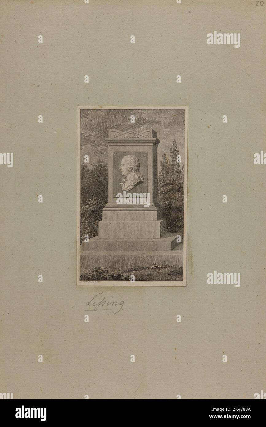 Portrait of Lessing Stock Photo - Alamy