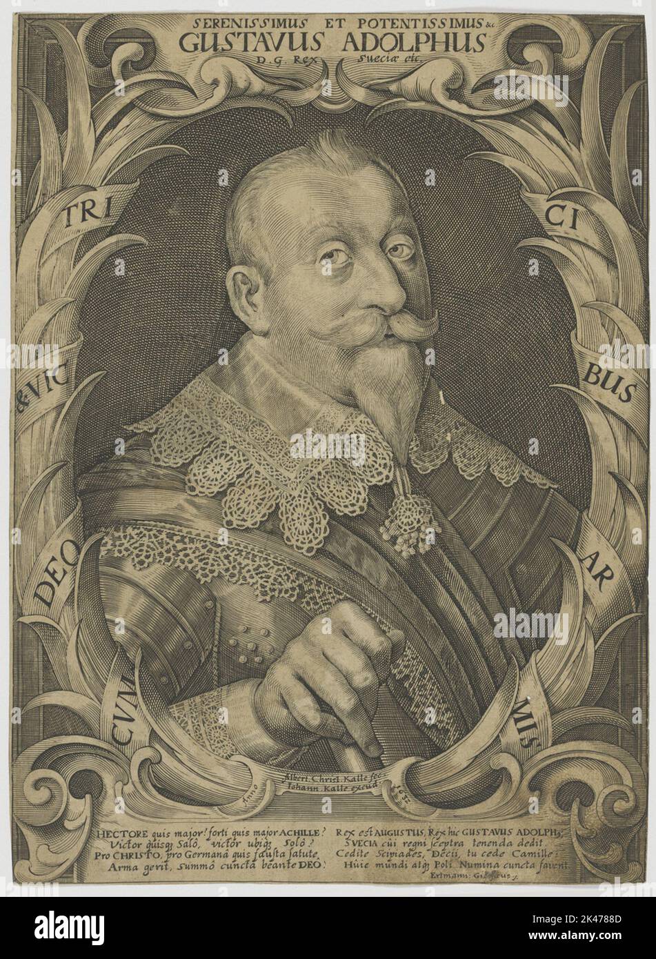 Portrait of the Gustavus Adolphus Stock Photo - Alamy