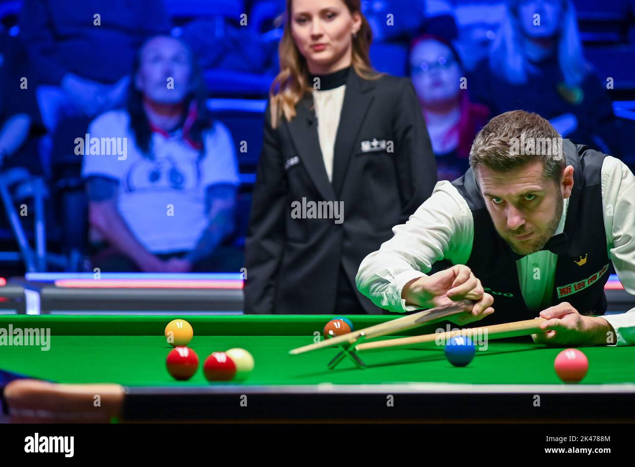 September 29, 2022: Mark Selby During Jack Lisowski v Mark Selby During ...