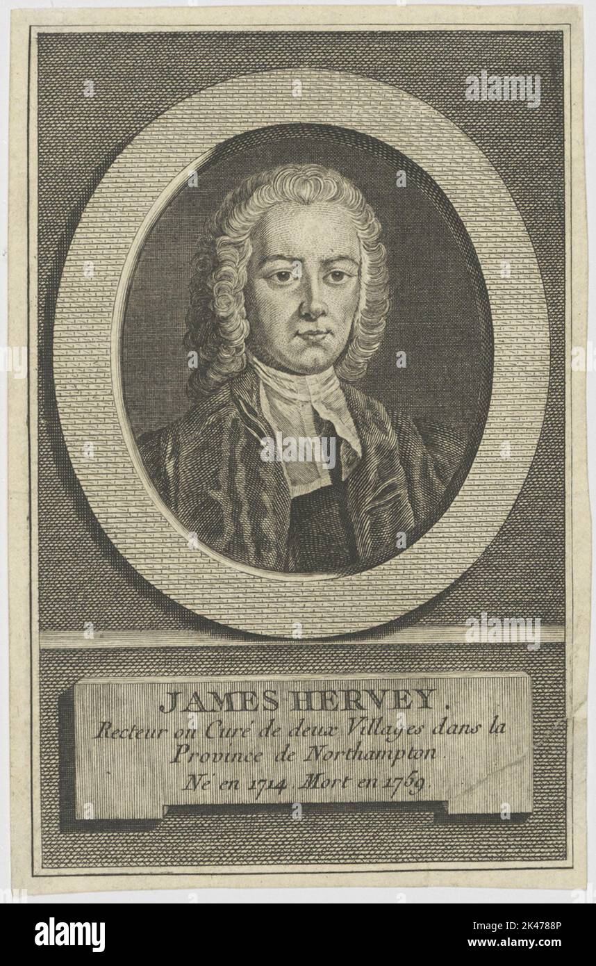 Portrait of James Hervey Stock Photo - Alamy