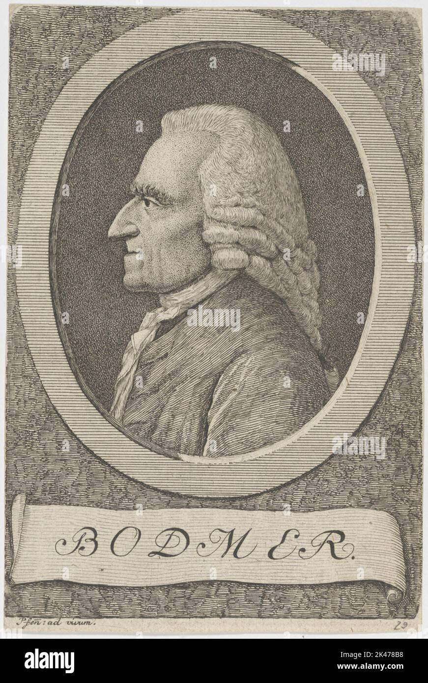 Portrait of the Bodmer Stock Photo - Alamy