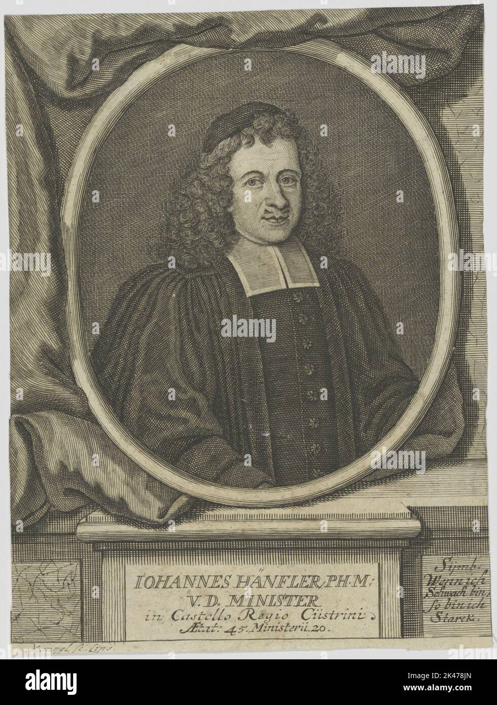 Portrait of Iohannes Henfler Stock Photo - Alamy