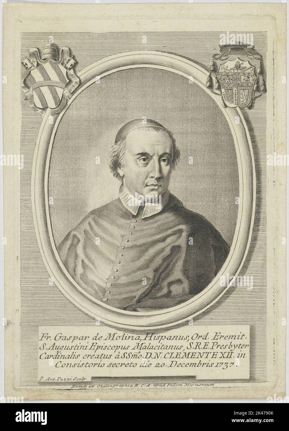 Portrait of the Gaspar de Molina Stock Photo - Alamy
