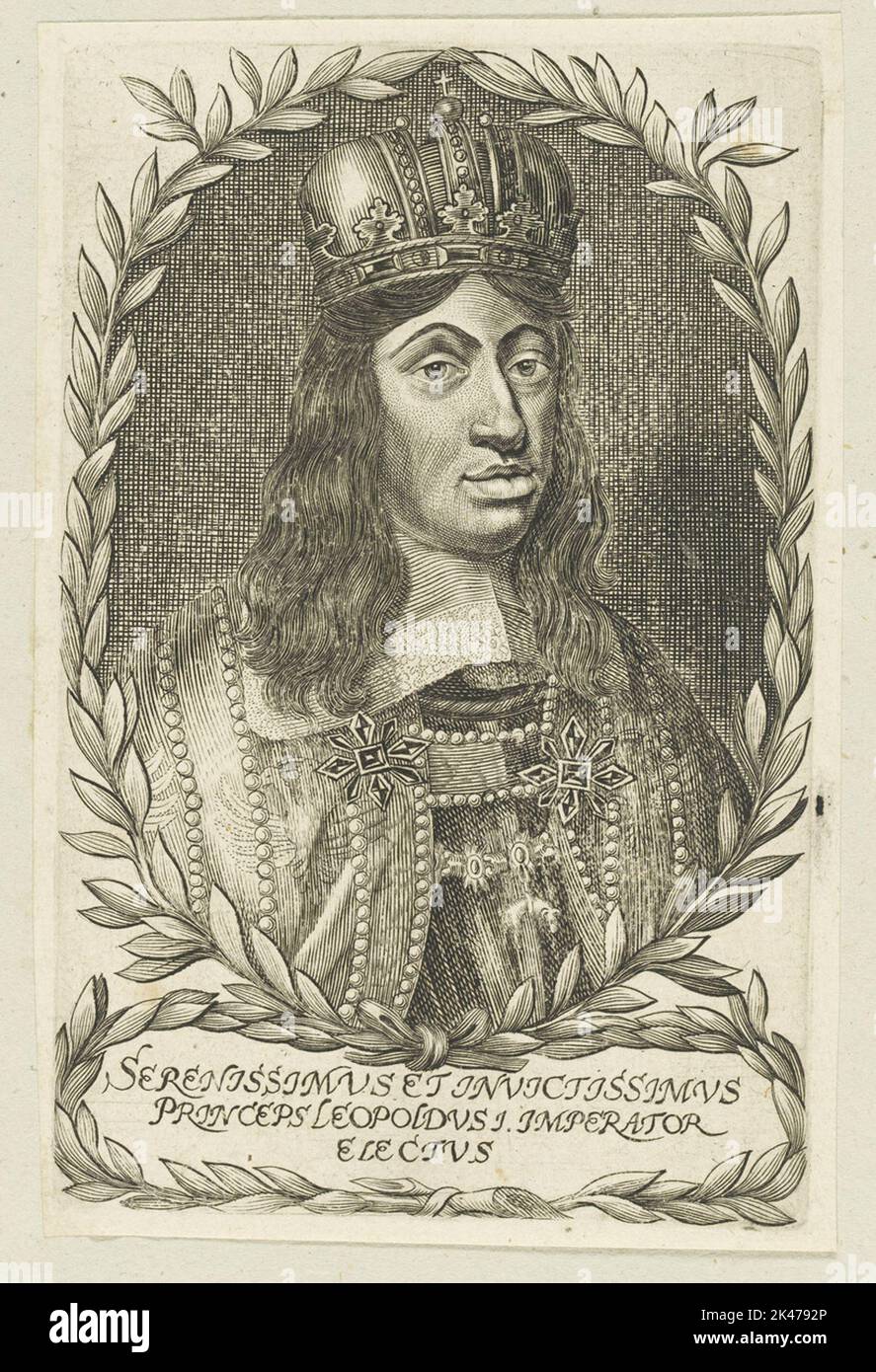 Portrait of the Leopoldv Imperator ElectVS Stock Photo - Alamy