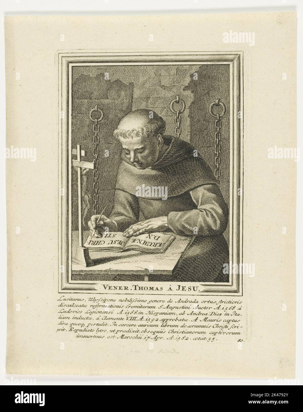 Portrait of Thomas a Jesus Stock Photo - Alamy