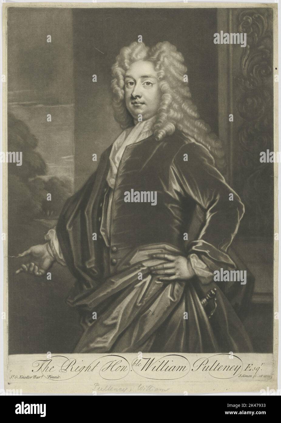 Portrait of William Pulteney Stock Photo - Alamy