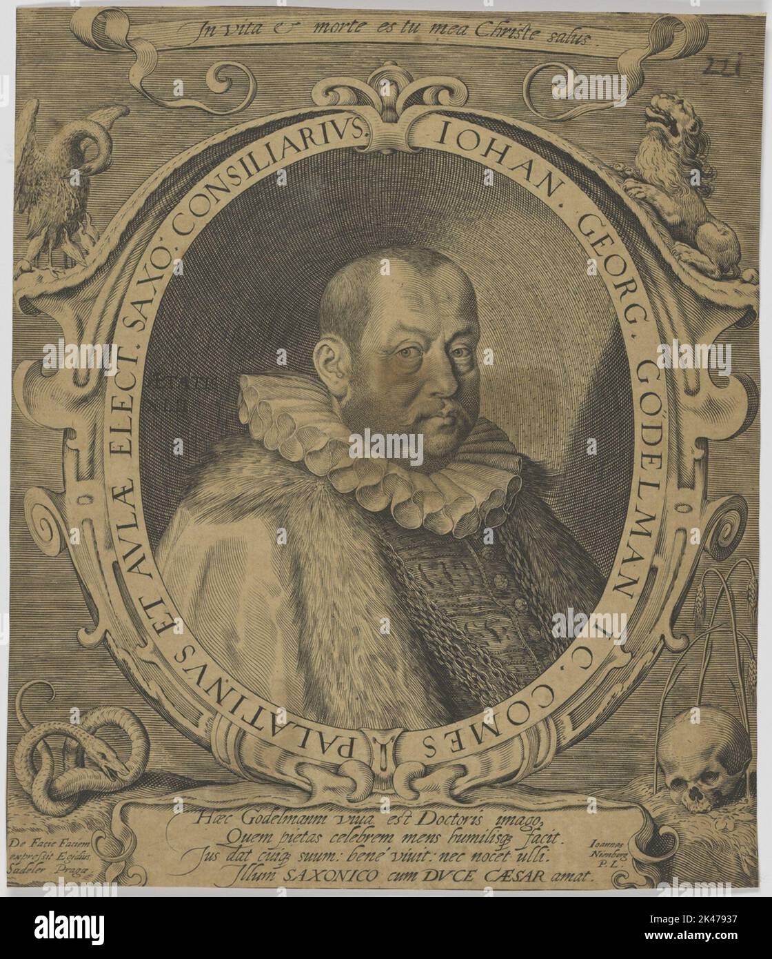 Portrait of Iohan Georg Gödelman Stock Photo - Alamy