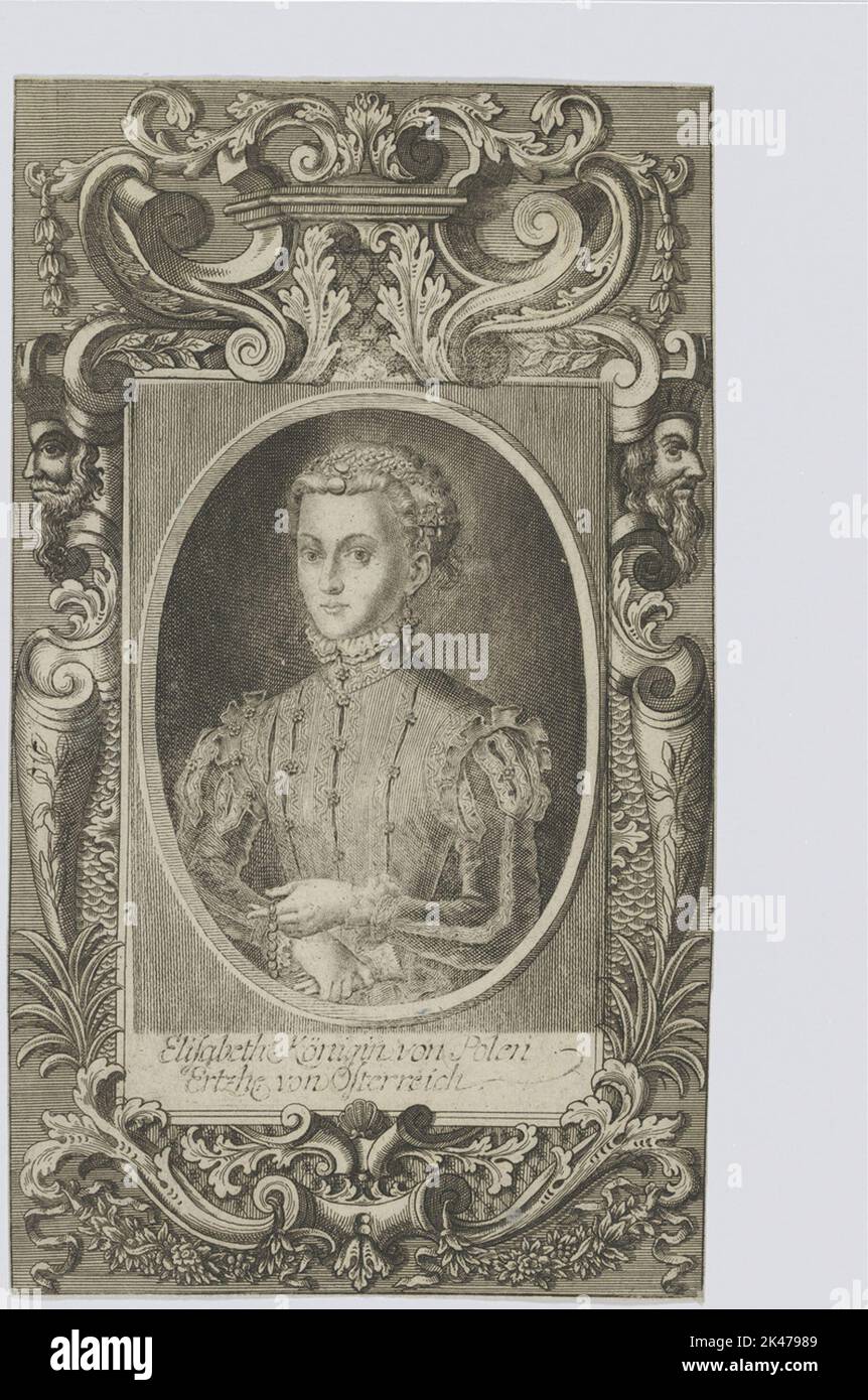 Portrait of the Elisabethe Queen of Poland Stock Photo - Alamy