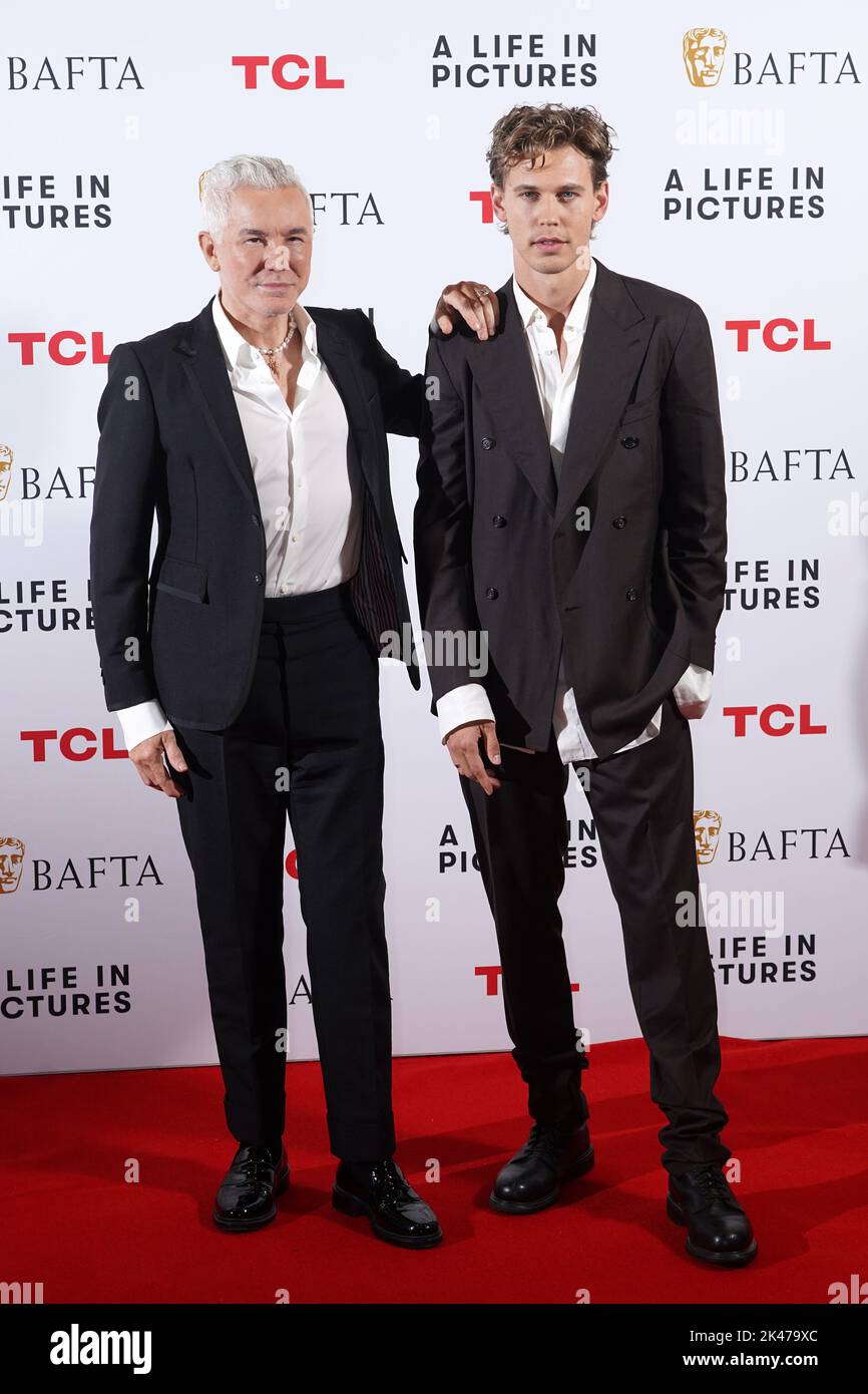 Baz Luhrmann (left) and Austin Butler attending Baz Luhrmann's A Life ...