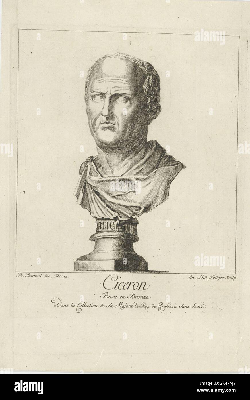 Portrait of the Ciceron Stock Photo - Alamy