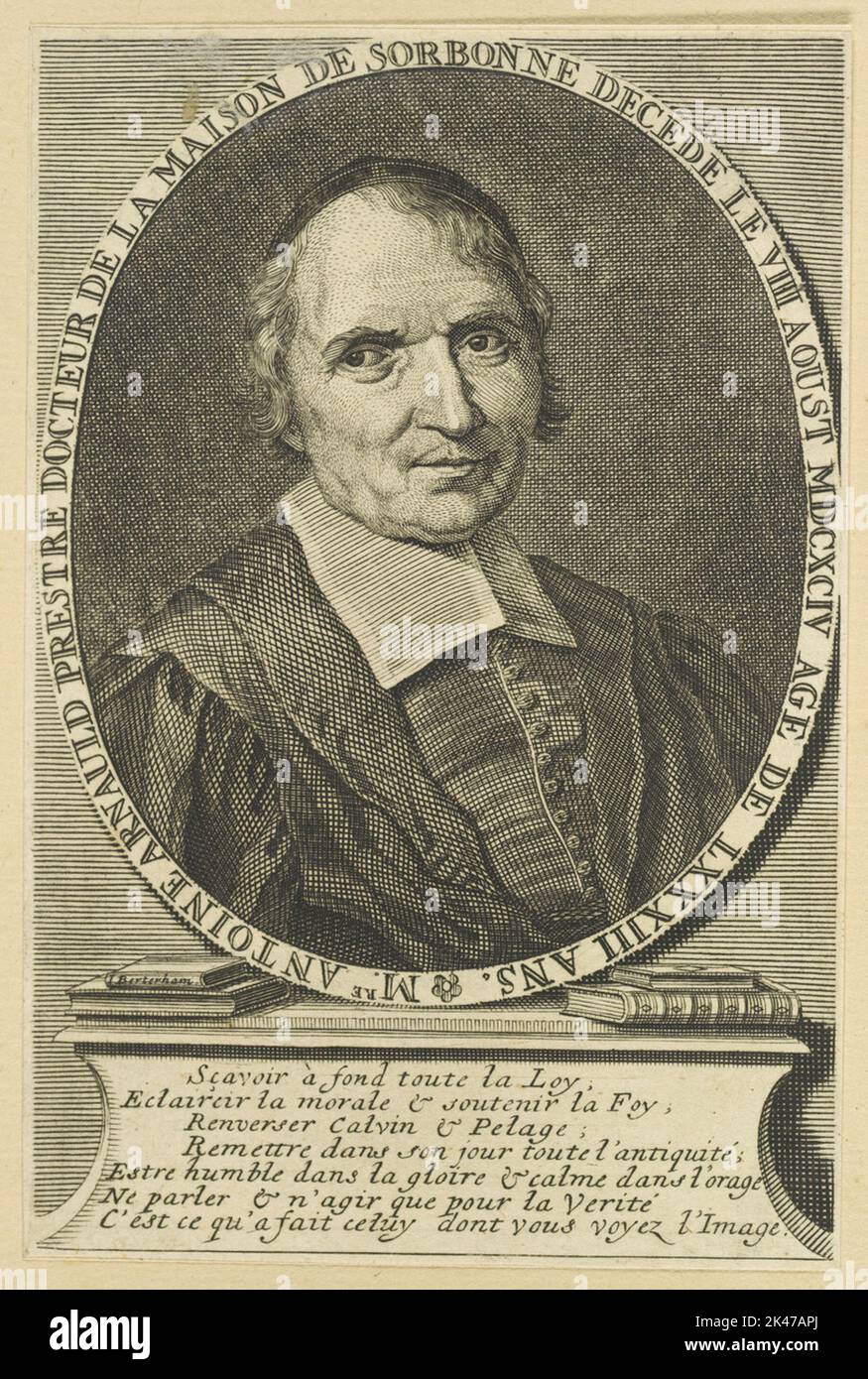 Bildnis of Antoine Arnauld Stock Photo - Alamy