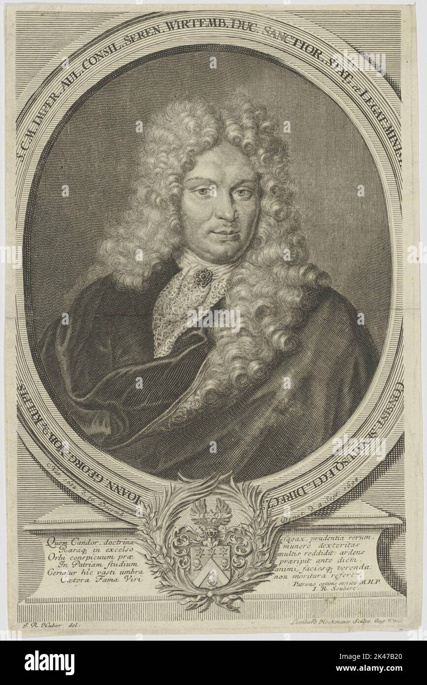 Portrait of Ioann. Georg. Nob. de Kulpis Stock Photo - Alamy