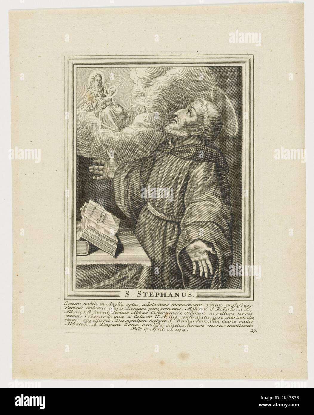 Portrait of S. Stephanus Stock Photo - Alamy