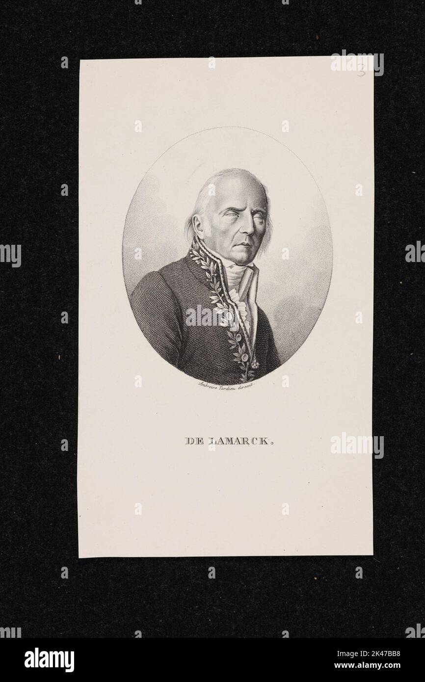 Portrait of lamarck hi-res stock photography and images - Alamy