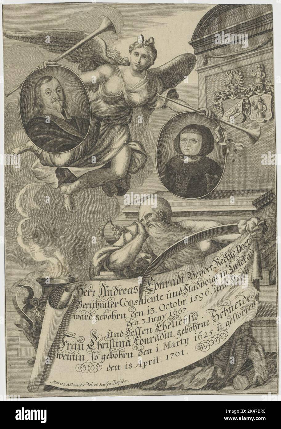 Portrait of Andreas Conradi and Christina Conradin Stock Photo - Alamy