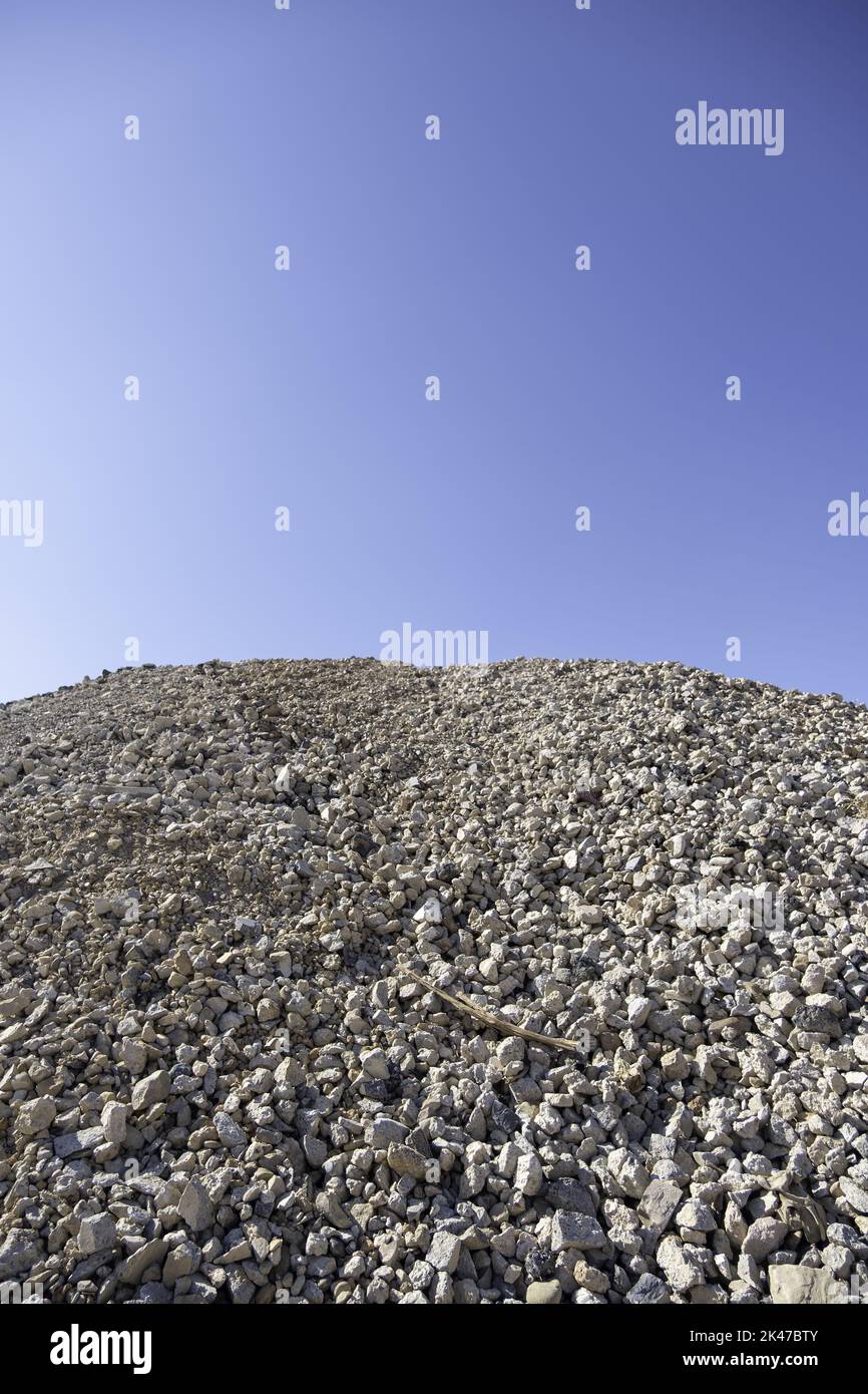 Pebble stones in natural park, geology and detail Stock Photo - Alamy