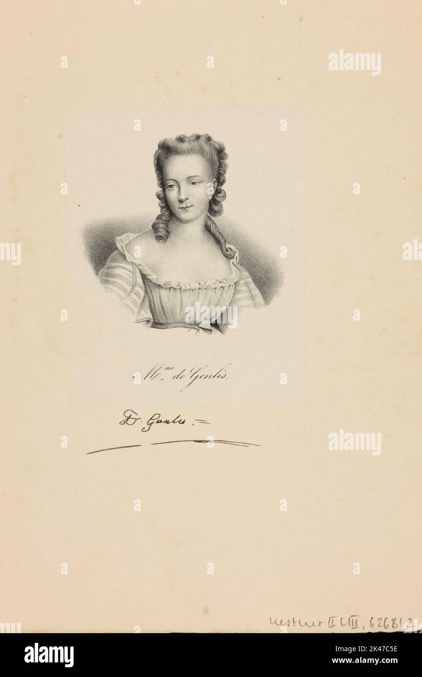 Portrait of the Genlis Stock Photo - Alamy