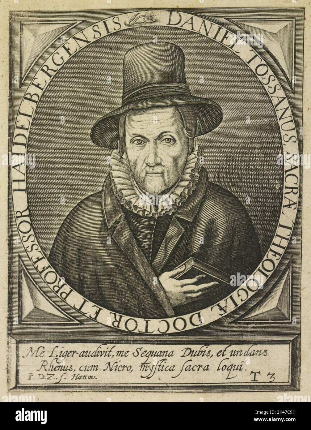 Portrait of Daniel Tossanus Stock Photo - Alamy