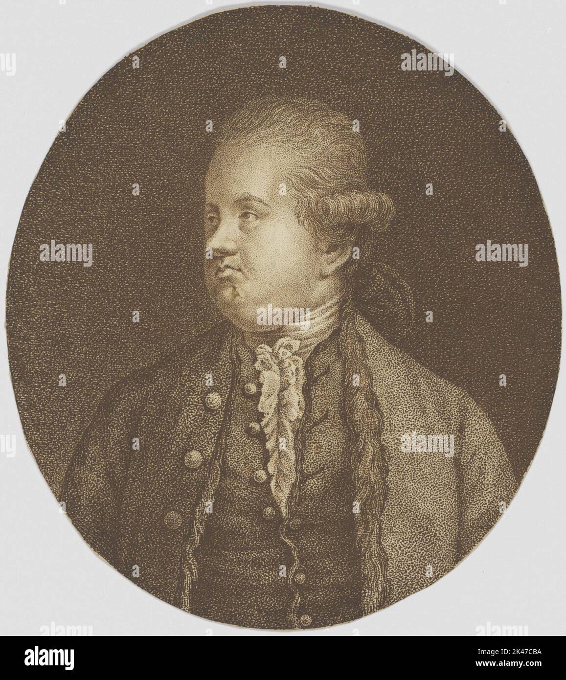 Portrait of the Edward Gibbon Stock Photo - Alamy